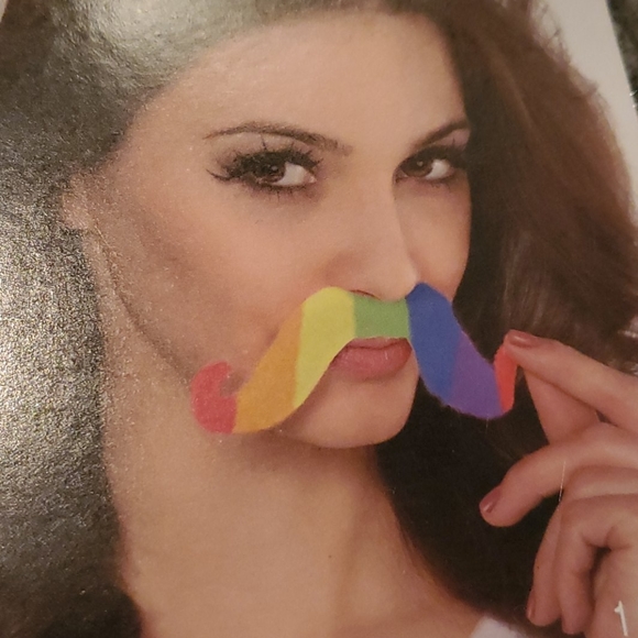 Amscan | Accessories | Rainbow Self Adhesive Mustache | Poshmark